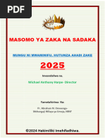 Kanisa 2025 Mpango Kazi | PDF