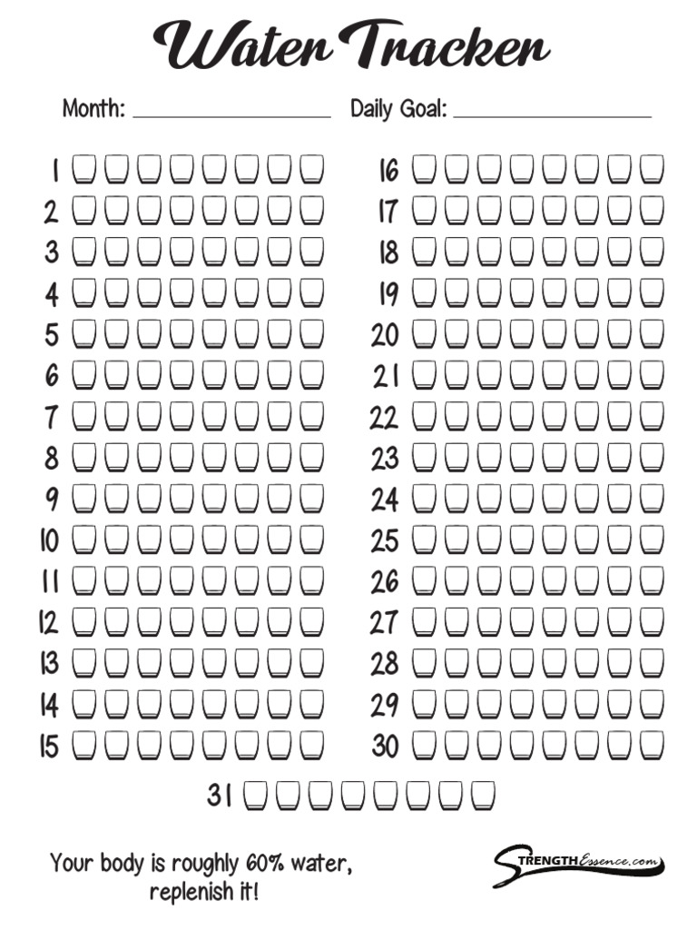 Water Tracker | PDF