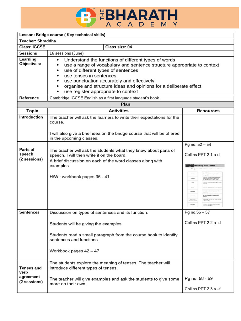 EFL Lesson Plans For June - July | PDF | Vocabulary | Learning
