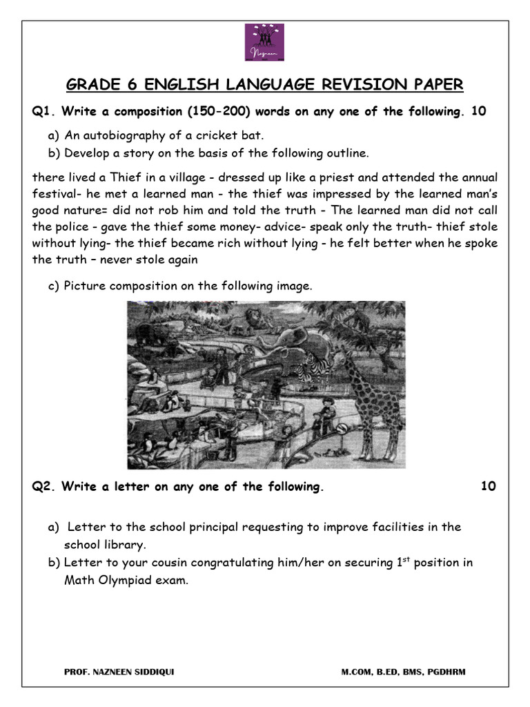 GRADE 6 LANG 50 marks | PDF | Verb | Linguistics GRADE 6 LANG 50 marks | PDF | Verb | Linguistics