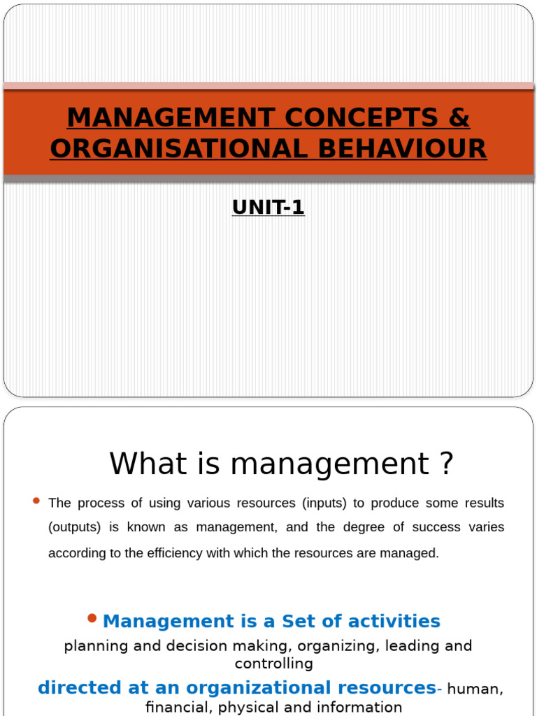 Fundamentals of management | PDF | Goal | Planning