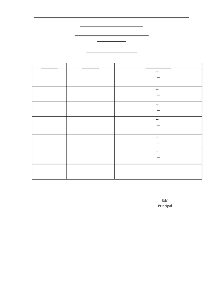 Class XII Preboard Seating Plan | PDF