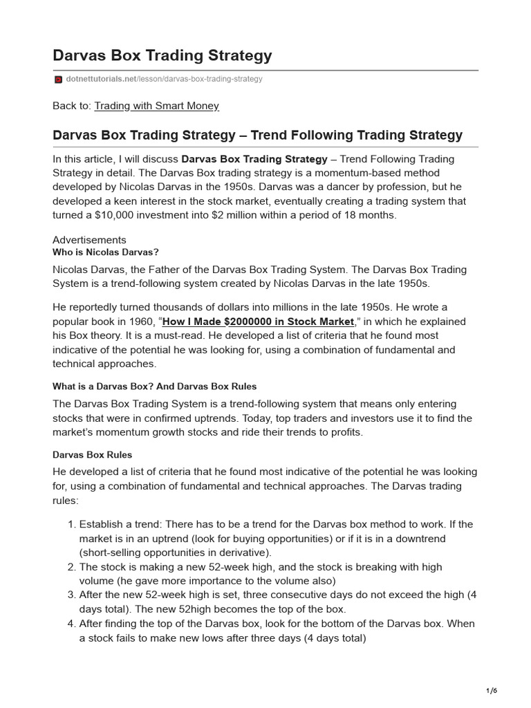 dotnettutorials.net-Darvas Box Trading Strategy | PDF | Business ...
