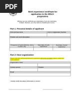 VETASSESS Statement of Service Template | PDF | Employment | Labor