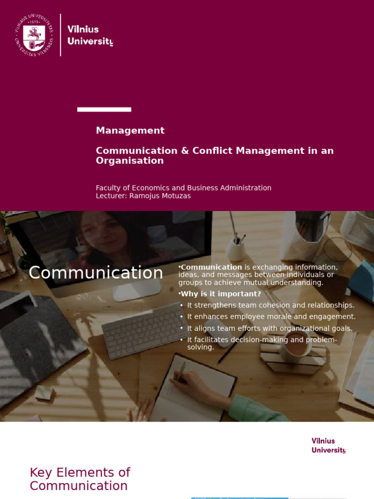 Communication and Conflict Management Guide | PDF | Communication ...