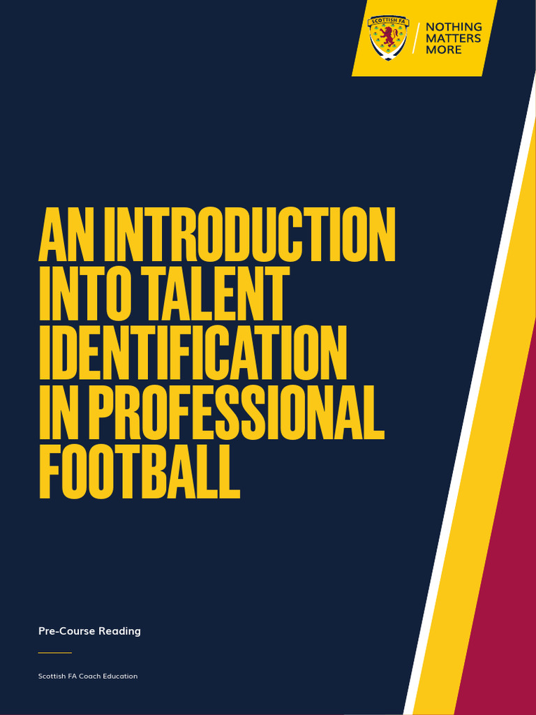 Introduction To Talent ID - Pre-Course Reading | PDF