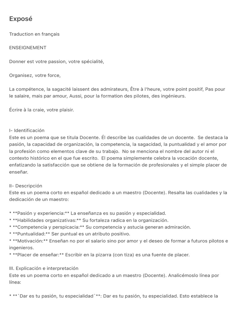 Exposé | PDF