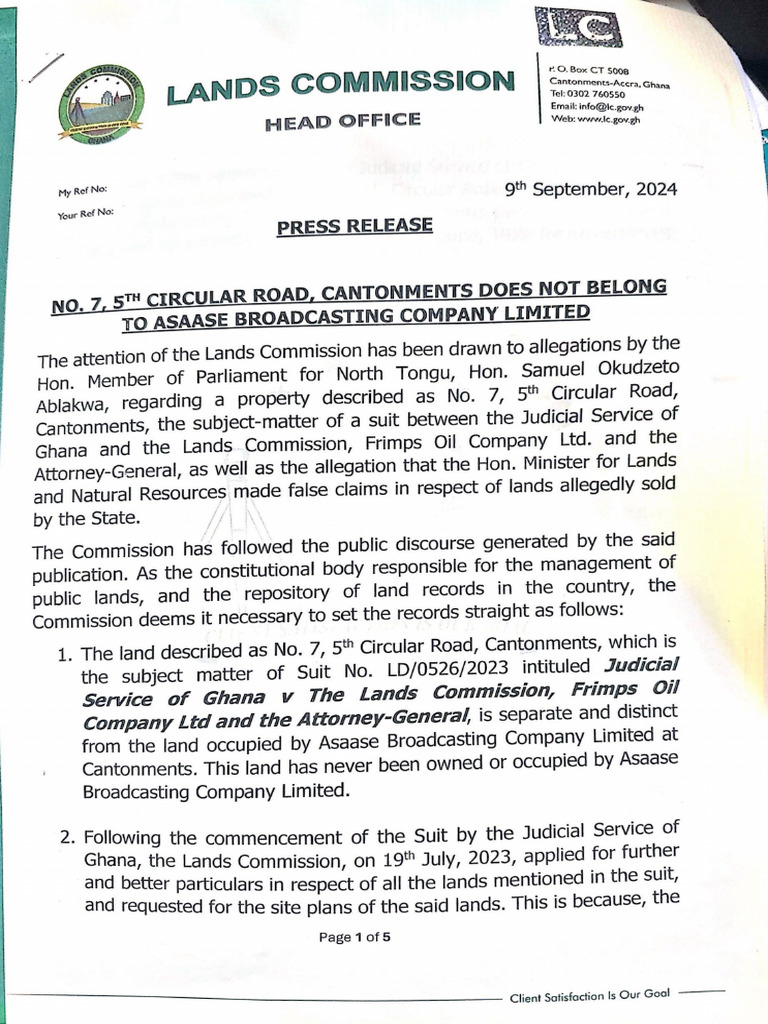 PRESS RELEASE (ASAASE RADIO) | PDF