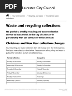 Halifax 2025 Waste Collection Schedule | PDF | Waste | Waste Management