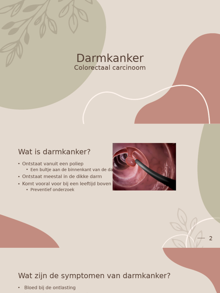 Powerpoint Darmkanker | PDF