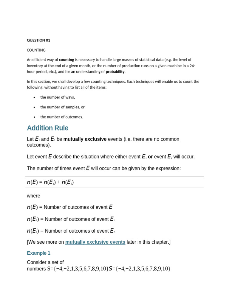 Counting and Probability Techniques | PDF | Mathematics