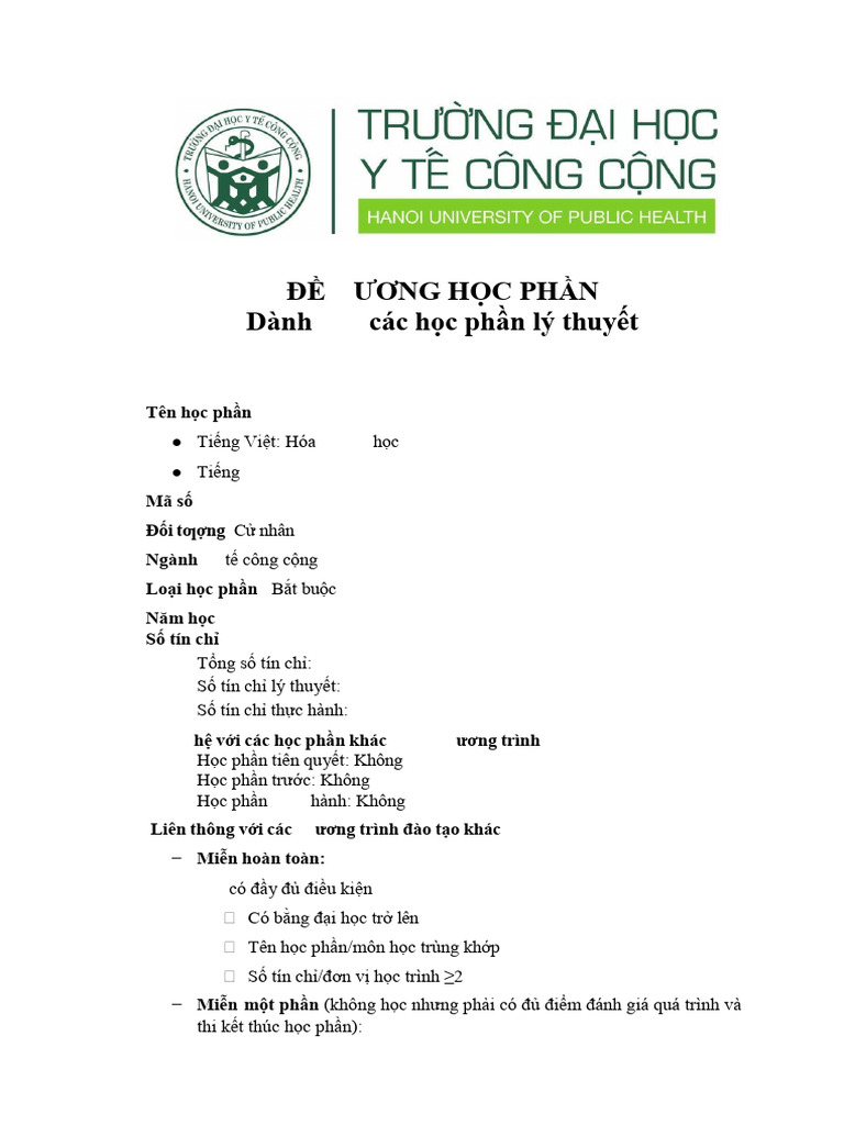 1. ĐCHP-HSYH- YTCC -2024-2025 áp dụng | PDF