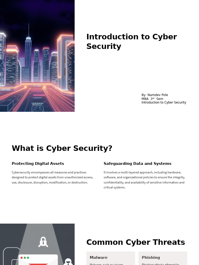 Introduction To Cyber Security | PDF | Security | Computer Security
