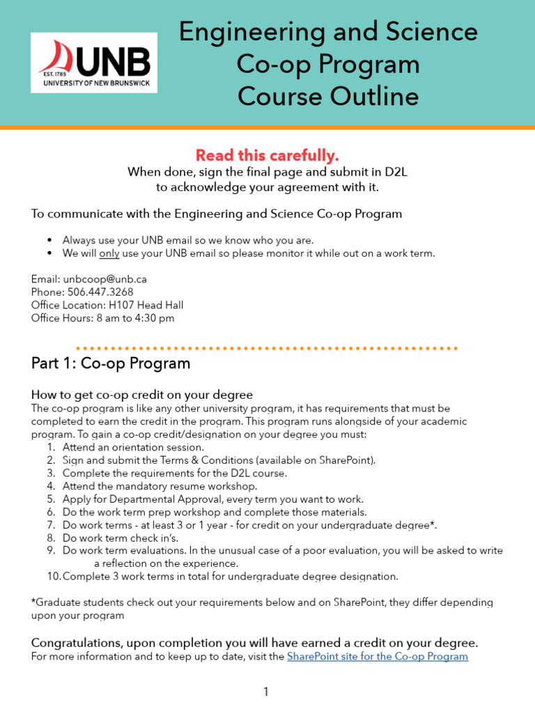 Engineering and Science Co-op Guide | PDF | Résumé | Multiple Choice