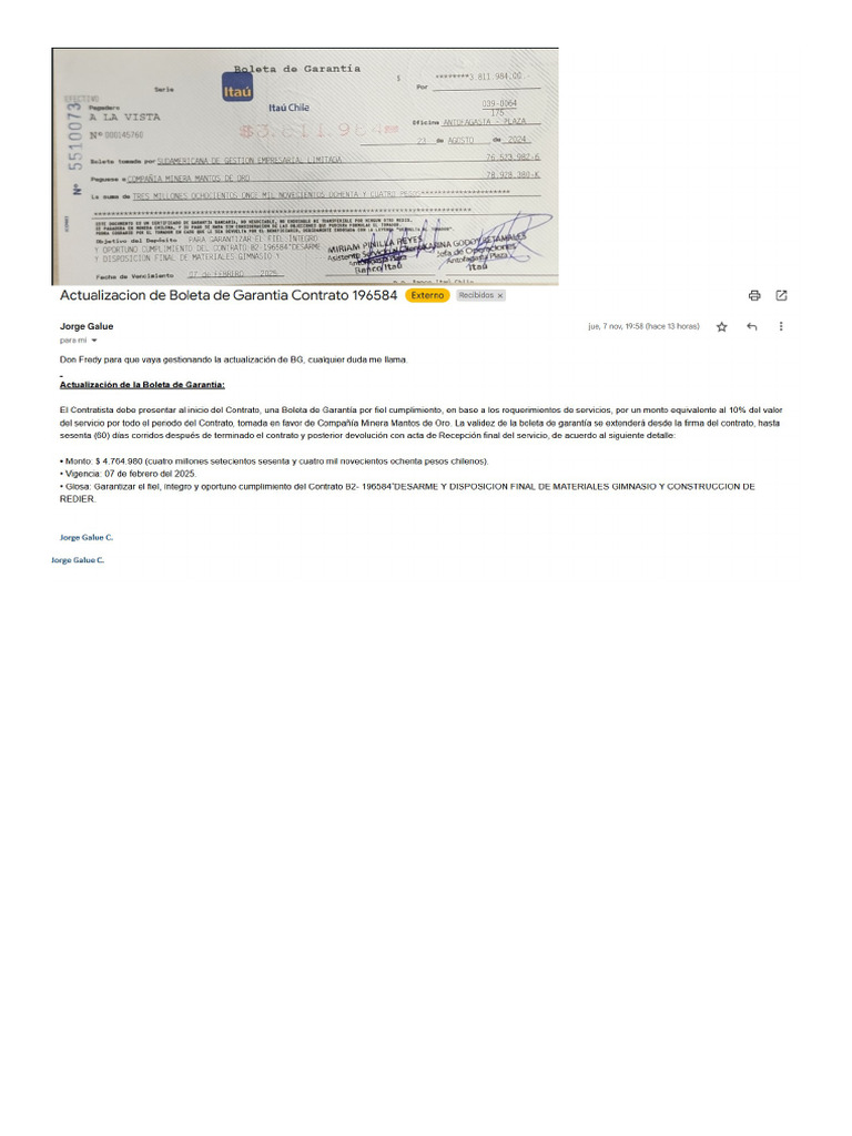 Actualizacion de Boleta | PDF