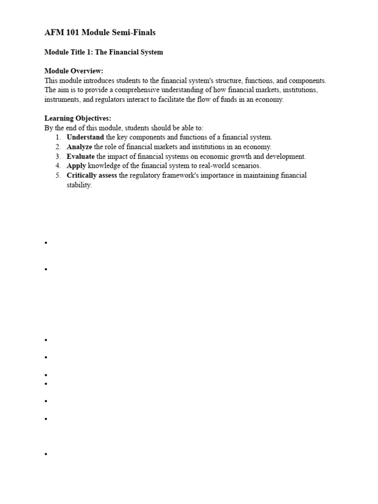 FINANCIAL SYSTEM | PDF | Financial Markets | Bonds (Finance)