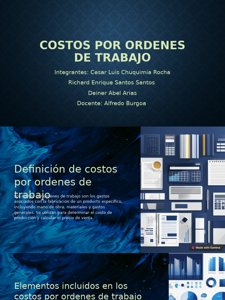 Definicion de Costos Por Ordenes de Trabajo (2) | PDF | Business | Economias