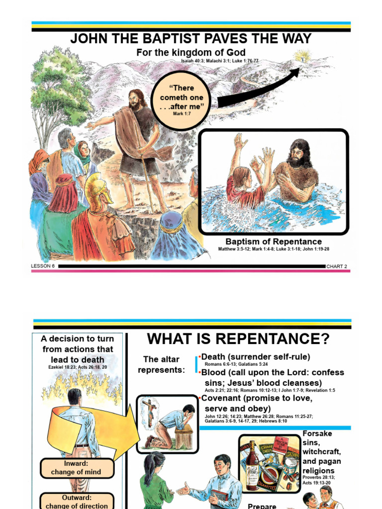SFT2 Lesson 6 Charts | PDF | Jesus | Gospel Of Matthew