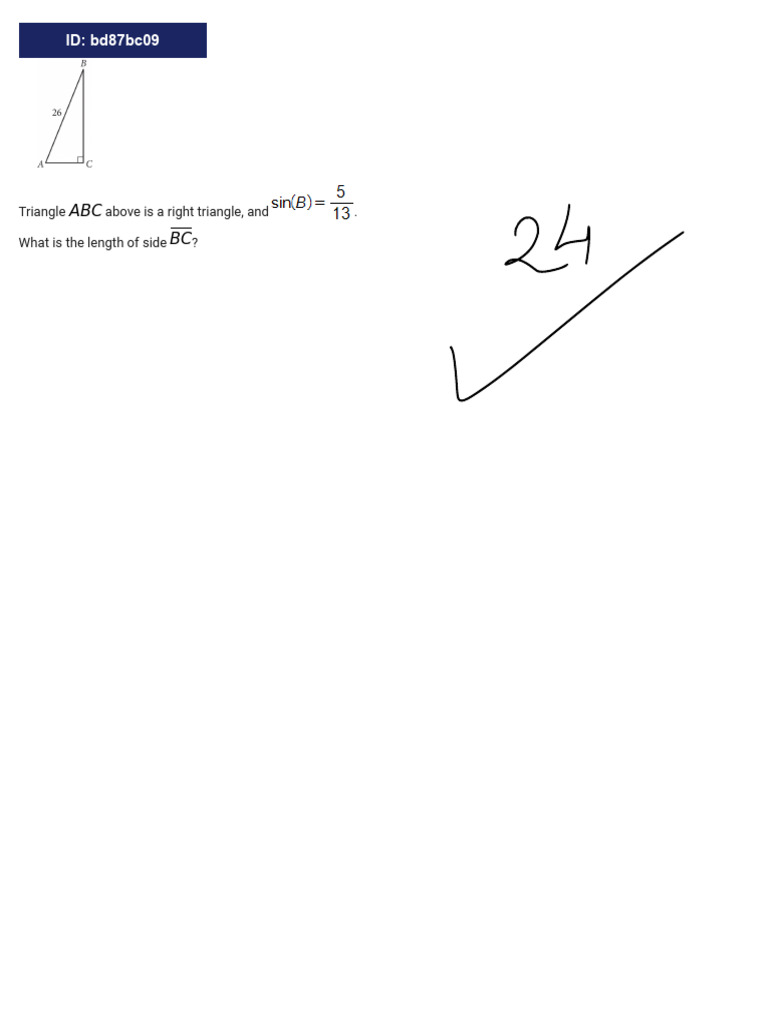 Right Triangles and Trigonometry (Hard) | PDF