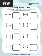 Ejercicios de divisiones para cuarto grado | PDF