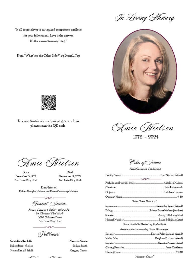 Amie Nielsen Program 59510 | PDF