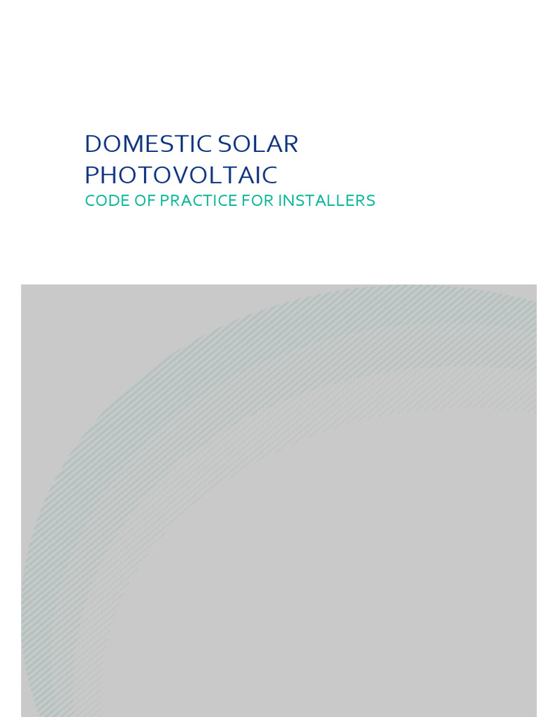 SPV-Code-of-Practice | PDF | Photovoltaic System | Photovoltaics