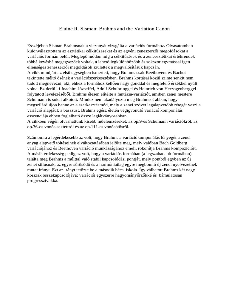 Sisman, Variációk | PDF