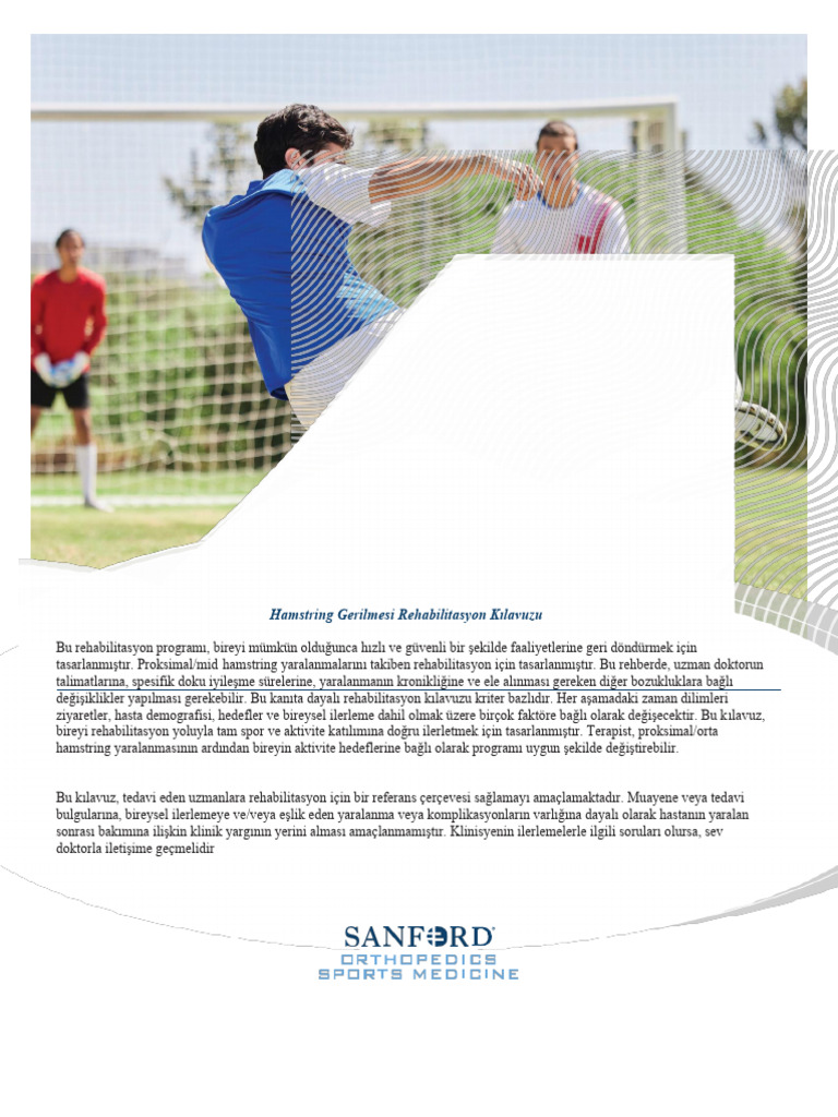 YY Proximal - Mid Hamstring Strains Rehab Guideline | PDF