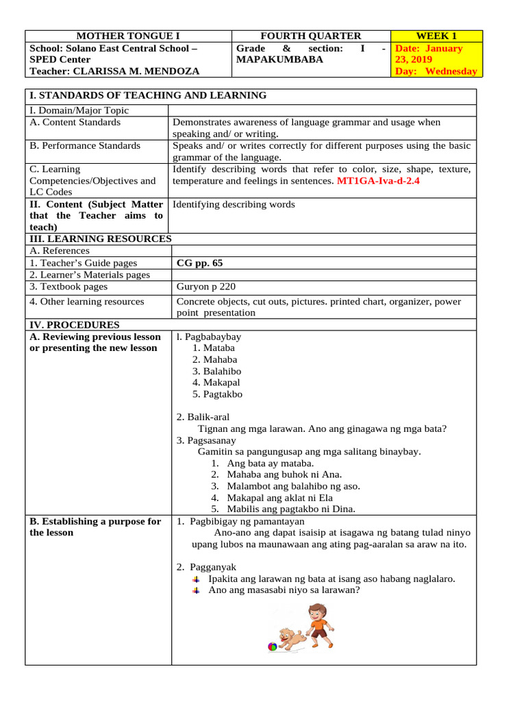 MTB DLP for COT | PDF