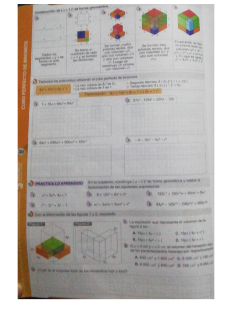 Cubo Perfecto de Binomios | PDF