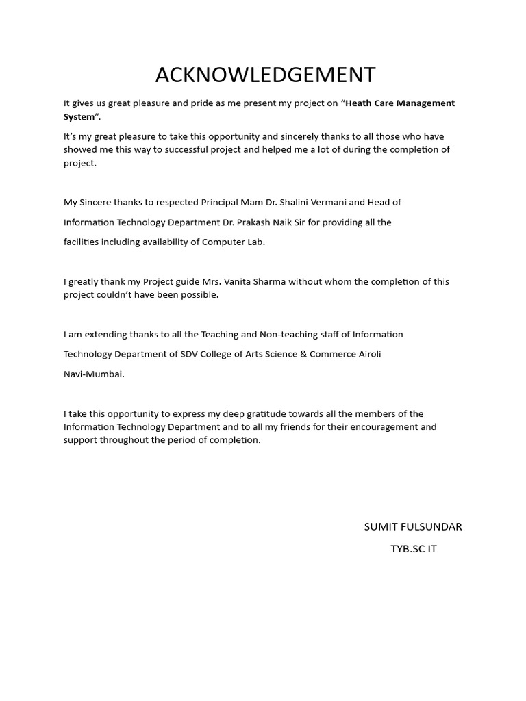 Health Care Management System 2 Documentation | PDF | Software ...