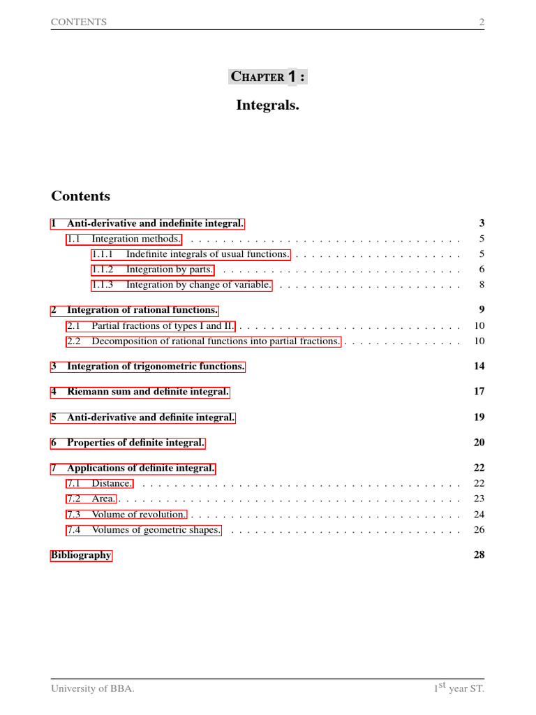 Chapter 1 Mathematics 3 | PDF | Integral | Function (Mathematics)