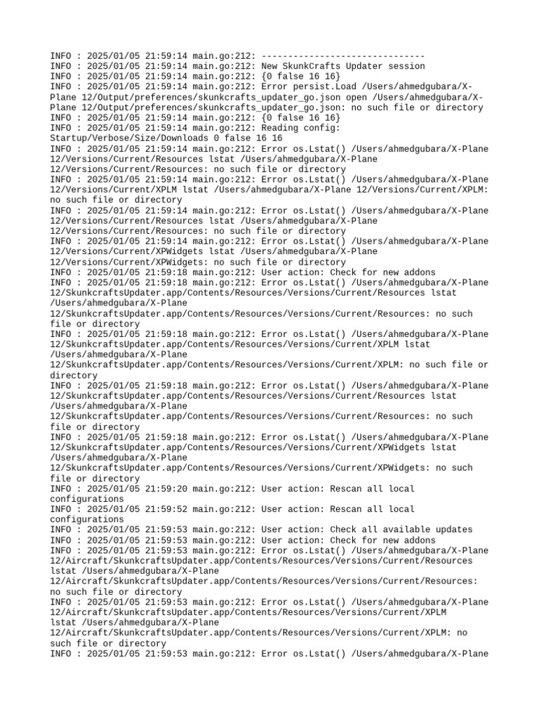 Skunkcrafts Updater Log.222 | PDF | Directory (Computing) | Computing Platforms