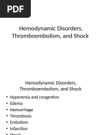 Hemodynamic Disorders Pathology | PDF | Edema | Thrombus