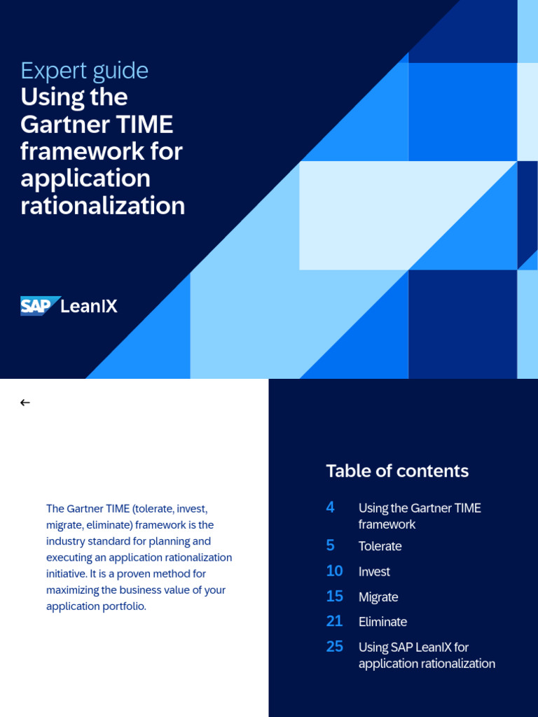 LeanIX-Playbook-Using-the-Gartner-TIME-Framework-for-Application ... LeanIX-Playbook-Using-the-Gartner-TIME-Framework-for-Application ...