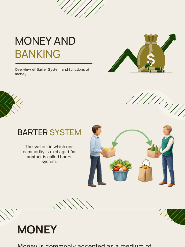 Barter System and Money Functions | PDF