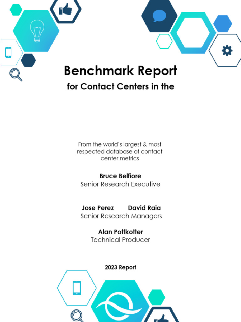 Sample Industry Report | PDF | Call Centre | Benchmarking