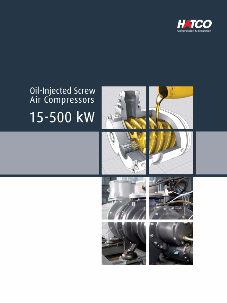Oil Injected Screw Air Compressor | PDF