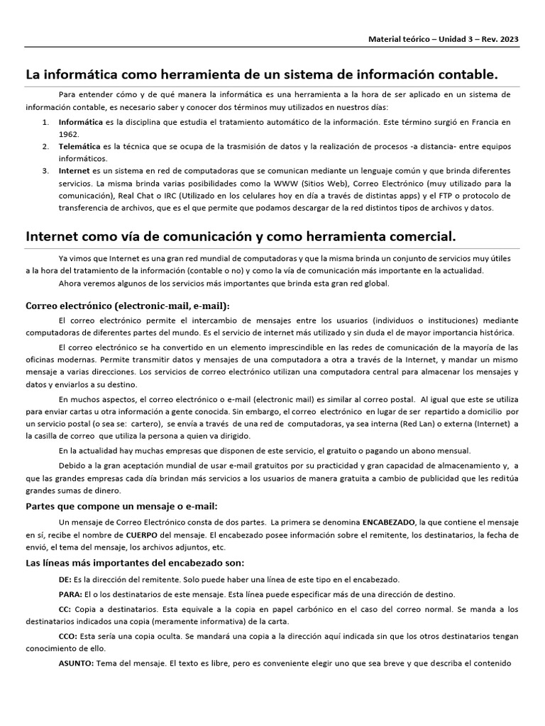 Apunte Nro 3 | PDF | Sistema operativo | Red mundial
