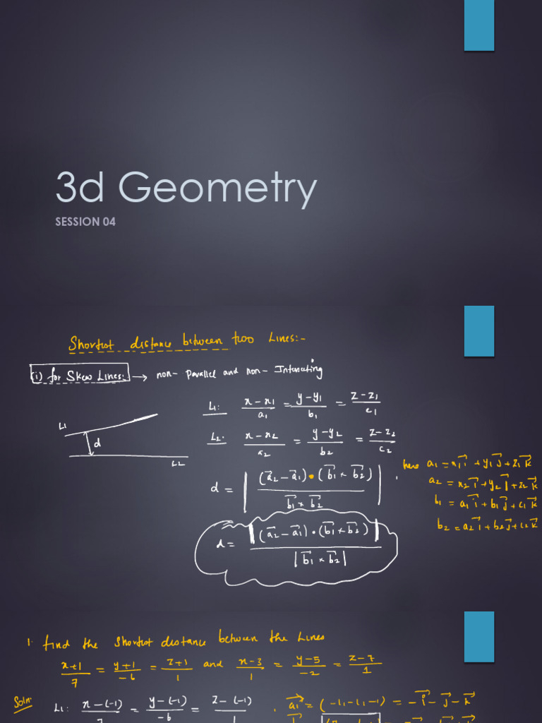 3d Geometry 04 | PDF