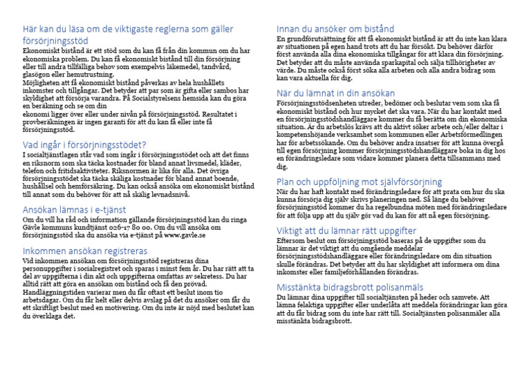 Informationsblad | PDF