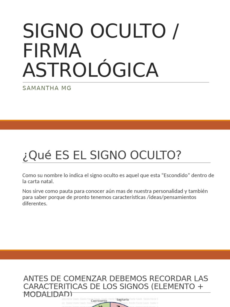 Descubre Tu Signo Oculto en Astrología | PDF | Horóscopo | Objetos ...