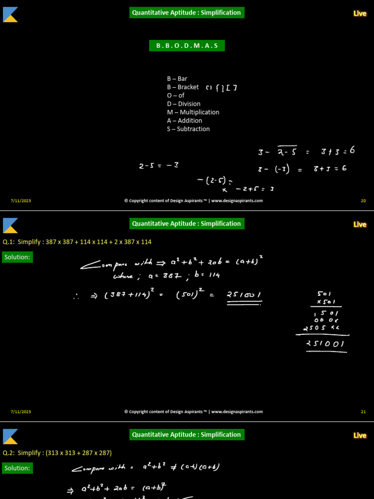 DA_Daily_Notes | PDF | Arithmetic