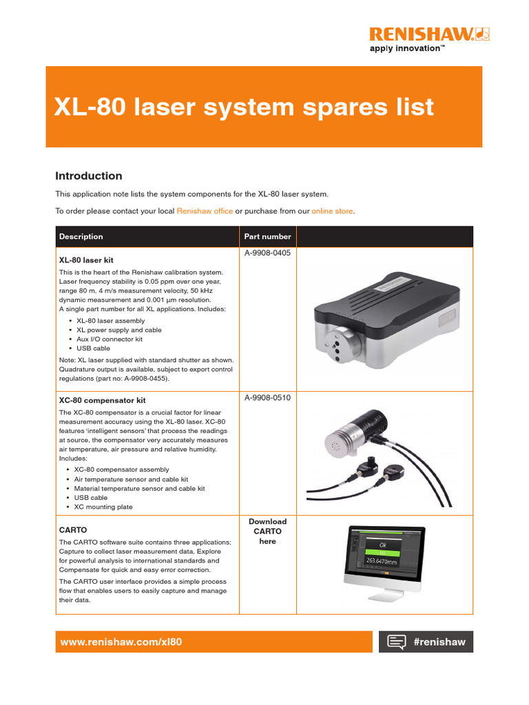 Xl-80 Laser System Components | PDF | Rotation | Optics
