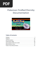 Fire Red Extended - Evolution List | PDF | Pokémon | Mythopoeia