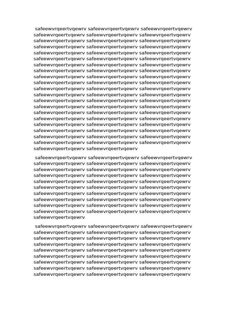 Repeated Text Analysis Document | PDF