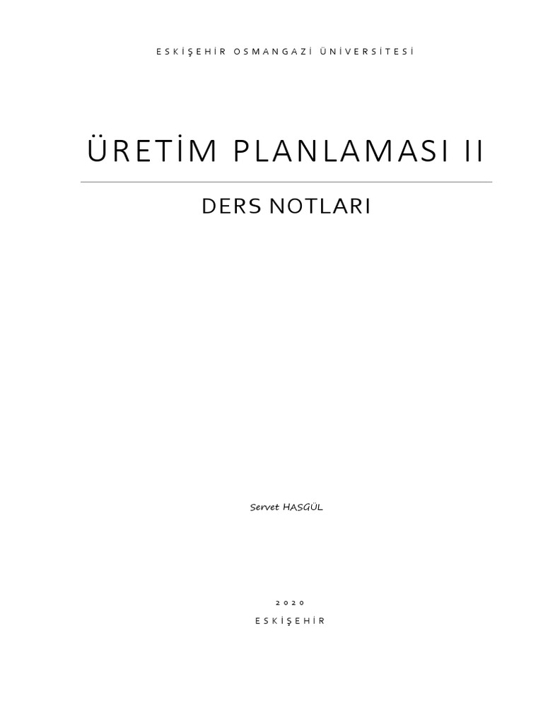 UP 2 Ders Notlari 2020 | PDF