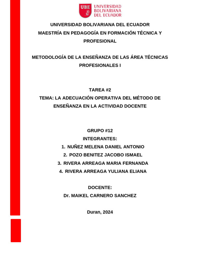 Tarea Practica Completa | PDF | Enseñando | Evaluación