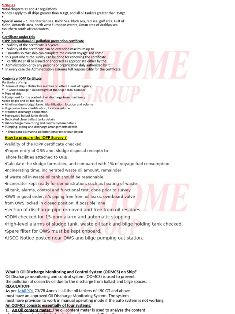 ANNEX 1 | PDF | Oil Tanker