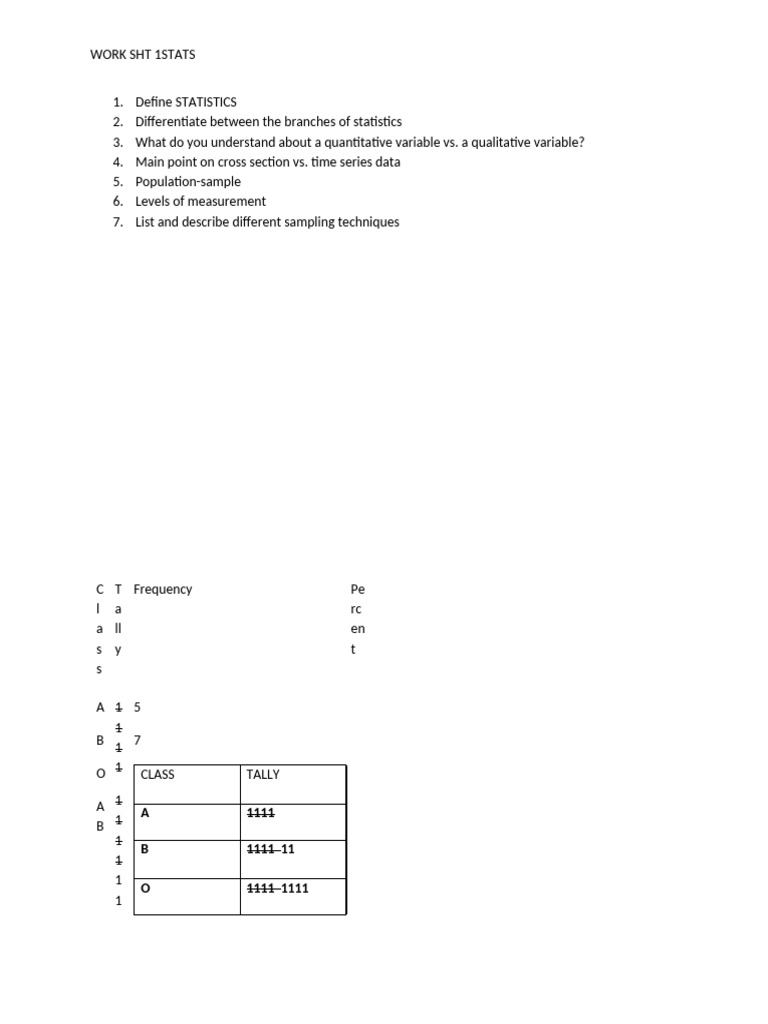 Important Statistical Concepts | PDF
